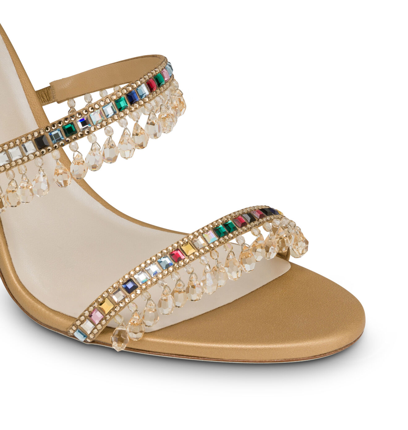 Sandales Sandale Chandelier Rose Cuivre Avec Cristaux 105 en Doré pour ...