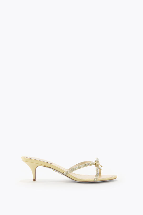 女士Butter Yellow穆勒鞋LYNETTE BUTTER YELLOW MULE 50 | Rene Caovilla®