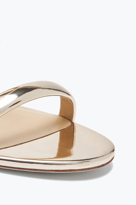 Cleo Goldene Spiegeloptik Sandale 105 Sandalen in Gold für Damen | Rene ...